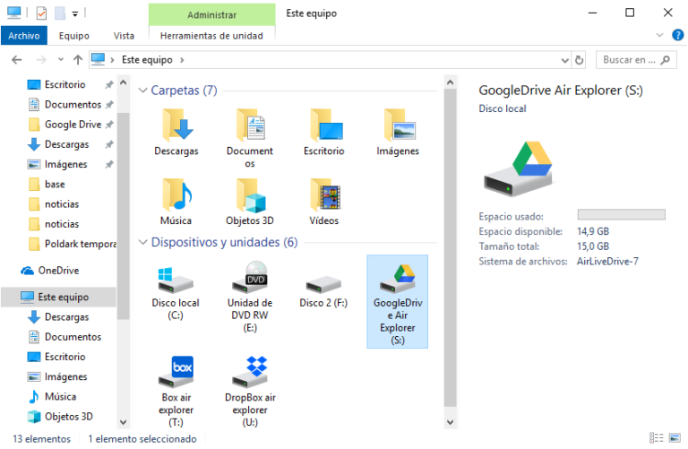 Air Live Drive cloud mapper