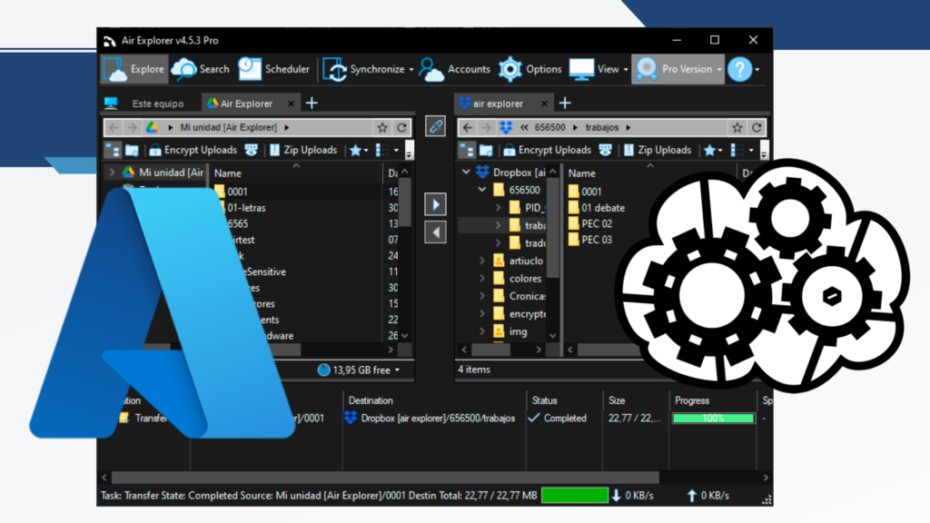 Air Explorer 5.2.0, new version - Air Cloud Tools