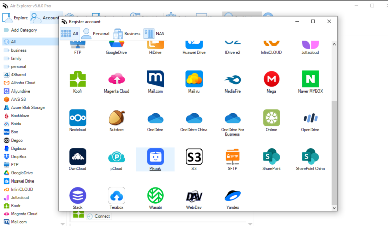 Air Explorer cloud manager